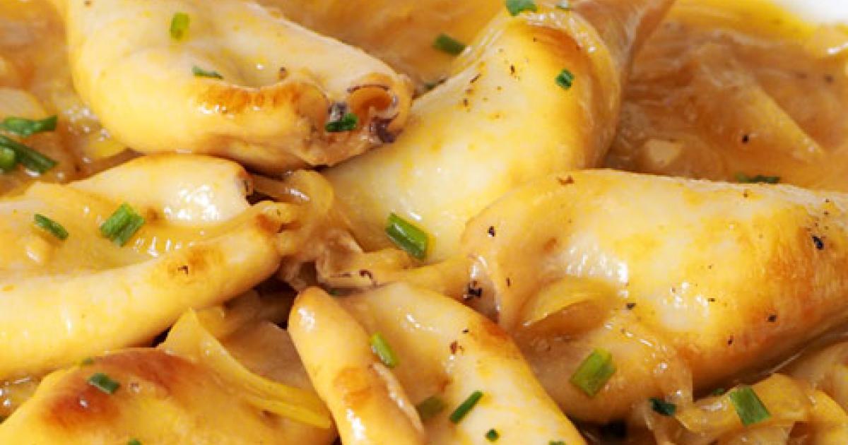 Chipirones encebollados | Recetas Fáciles Reunidas