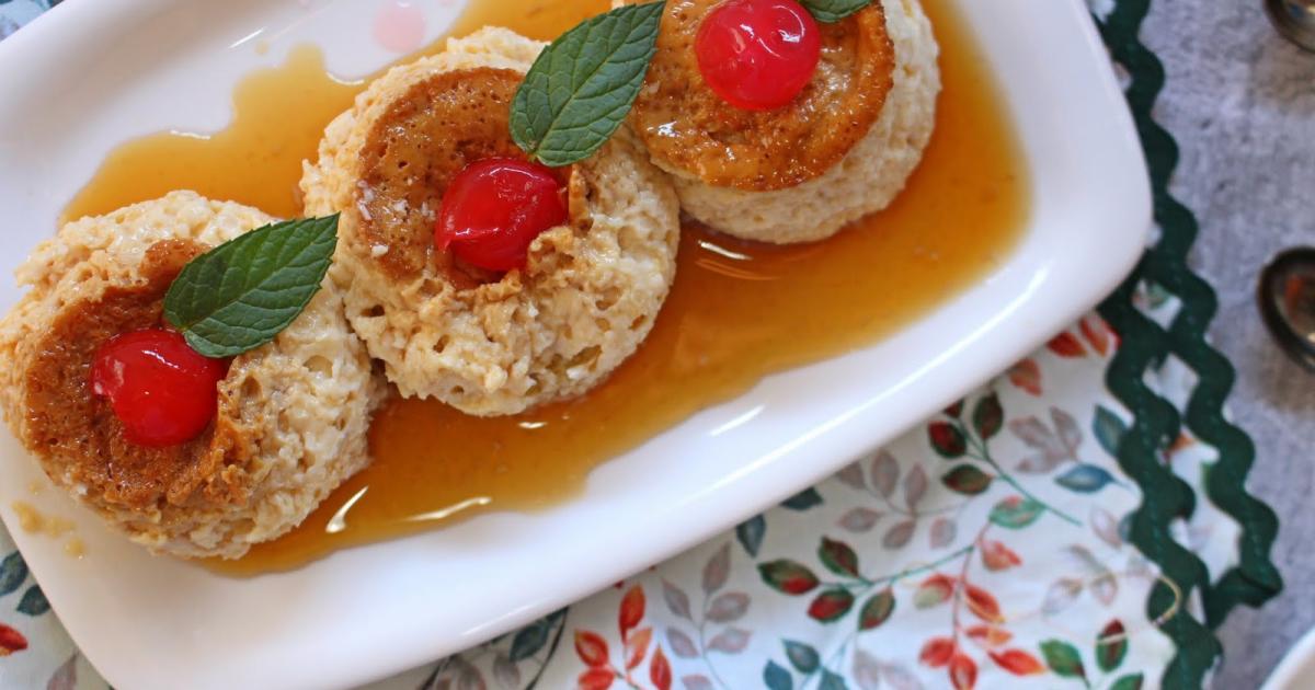 Flan de manzana y coco | Recetas Fáciles Reunidas
