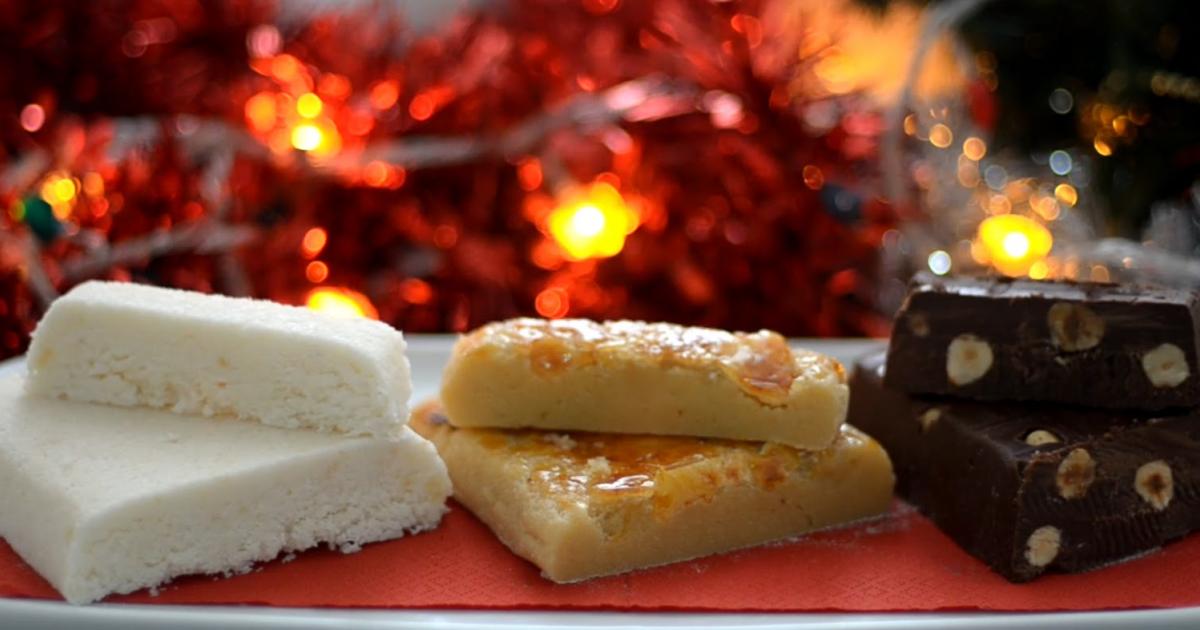 Tres tipos de turrón | Recetas Fáciles Reunidas
