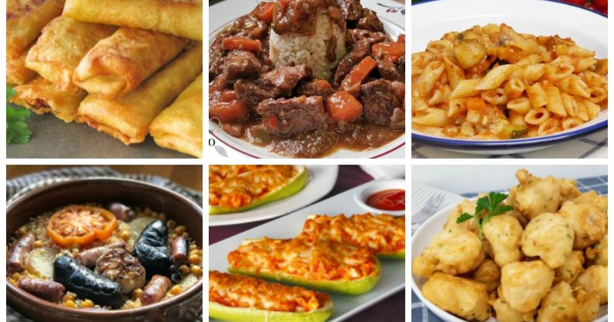 Menu semanal 45, recetas faciles | Recetas Fáciles Reunidas