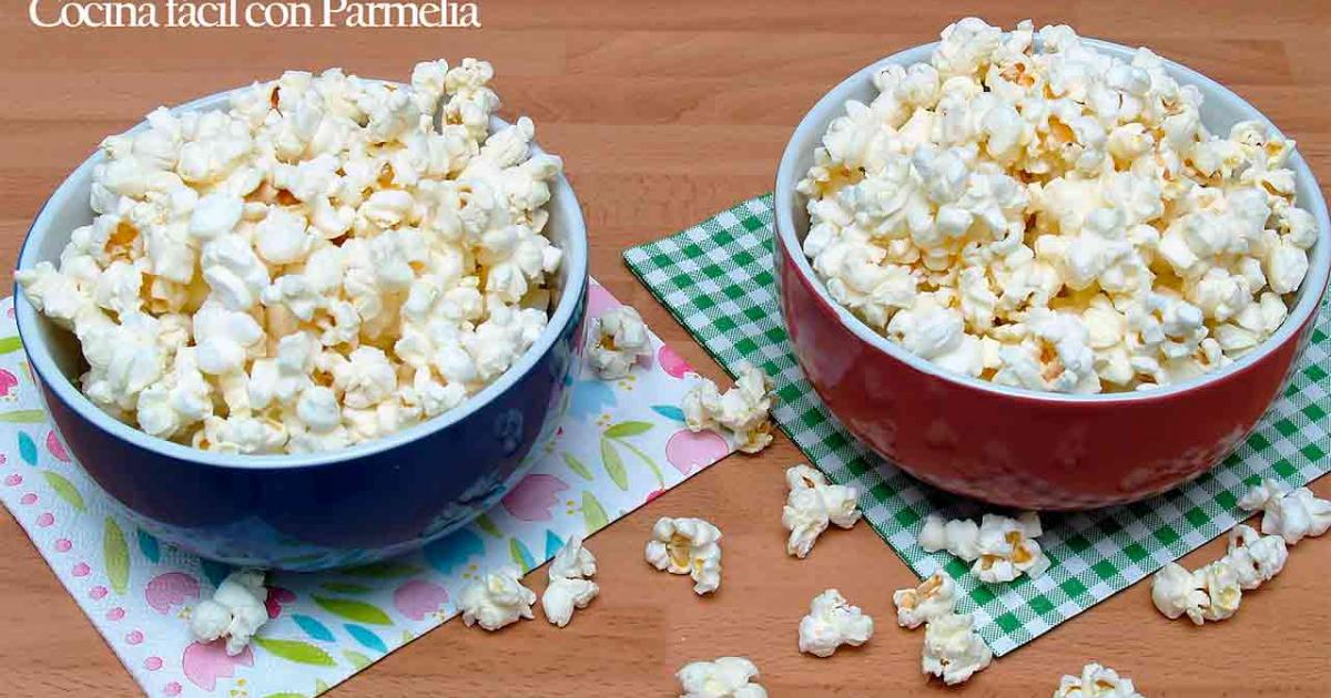 Cómo hacer palomitas sin aceite en microondas. un snack fácil y ...